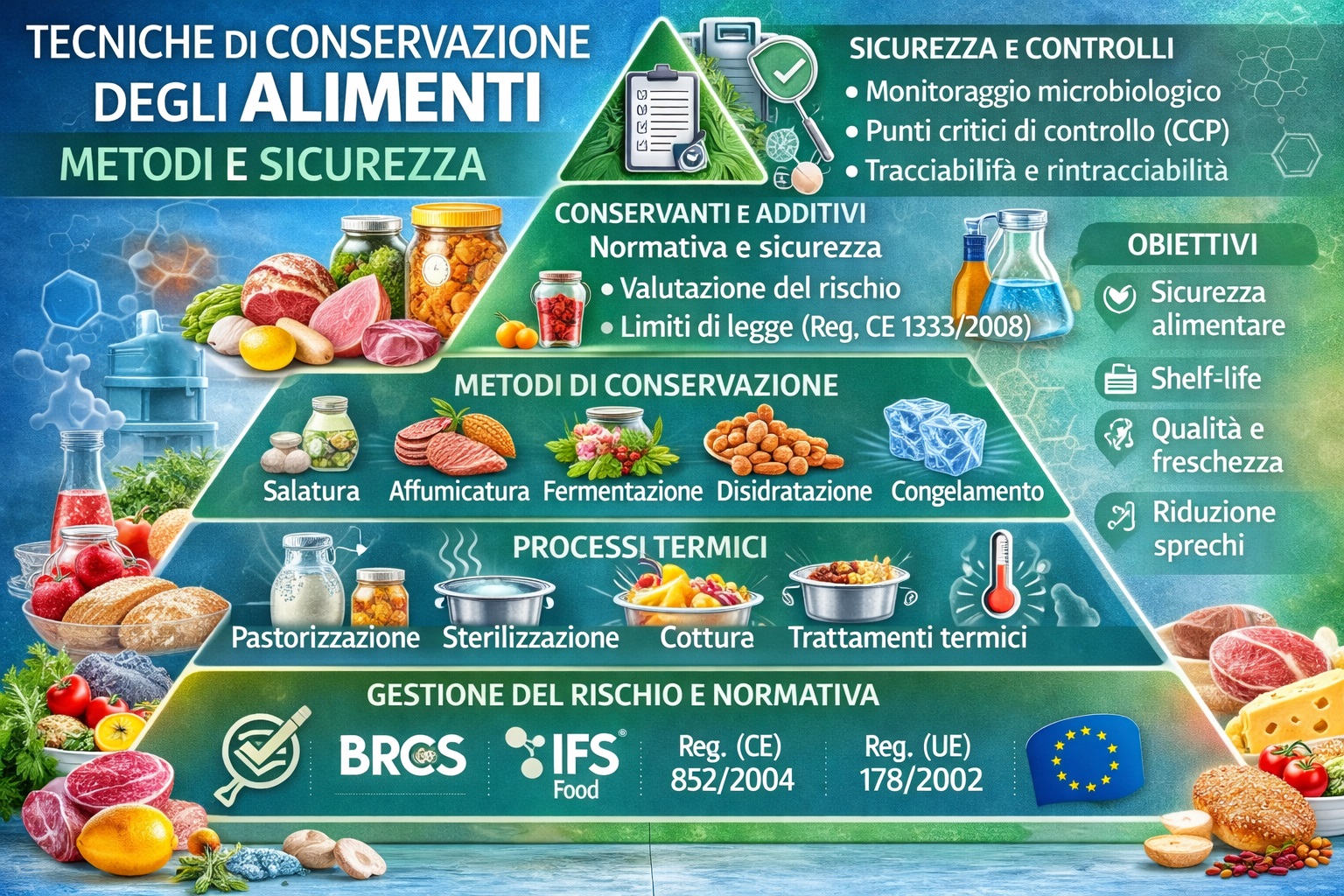 Tecniche di conservazione degli alimenti: metodi e sicurezza