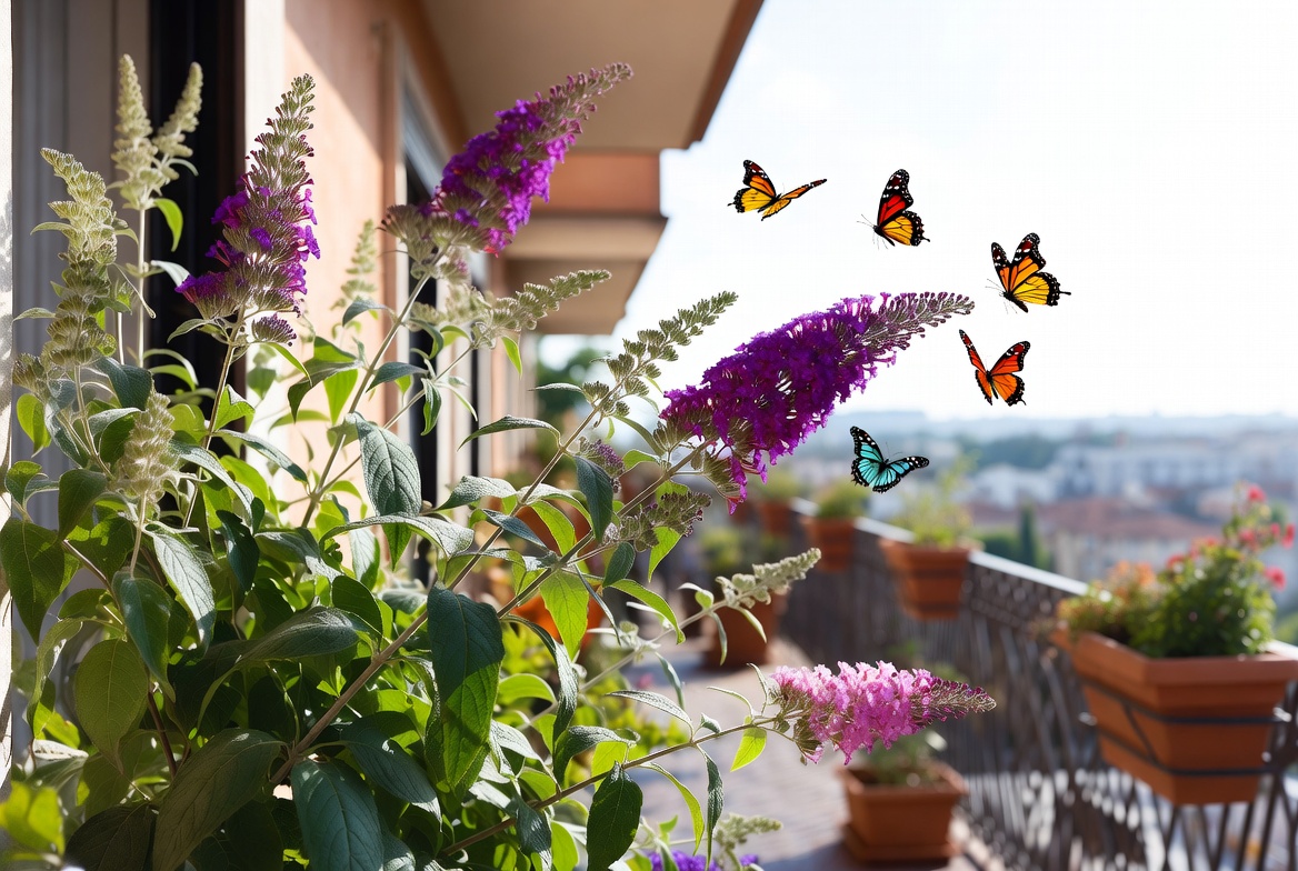 Come la Pianta della Farfalla (Buddleia) rende bello il Balcone