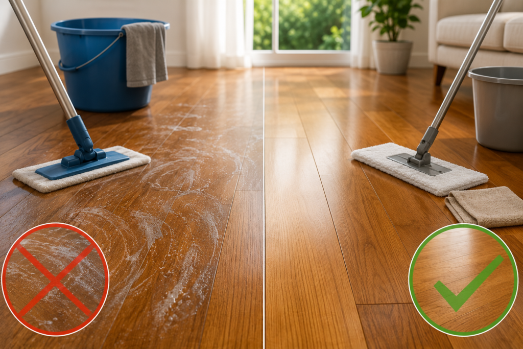 Come Evitare di Lasciare Aloni sul Parquet - Microbiologia Italia